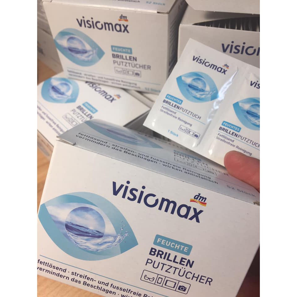 Visimax Eyeglasses And LENS Wipes (Germany Origin) | Shopee Singapore