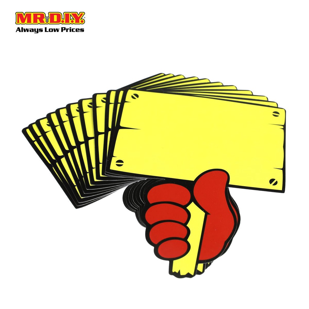 MR.DIY Board Pop Price Tags Large F-012 (12pcs) | Shopee Singapore