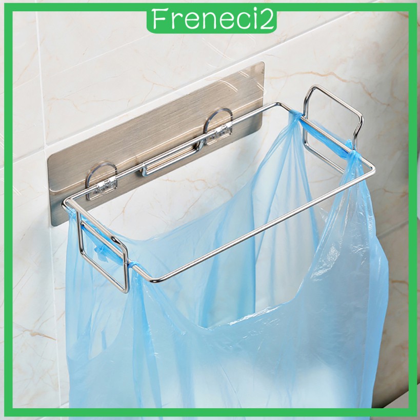 23 X 13cm Stainless Steel Garbage Bag Rack Hanging Trash Rubbish ...