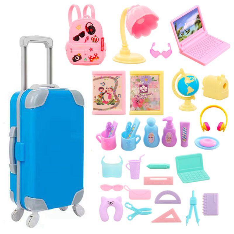 Kawaii Miniature 30 Items/Lot Kids Toys Doll House Accessories Pretend ...