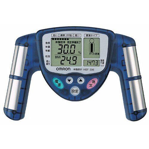 Omron Body Weight Fat meter Composition & Scale HBF-306-A Blue [NEW] F ...