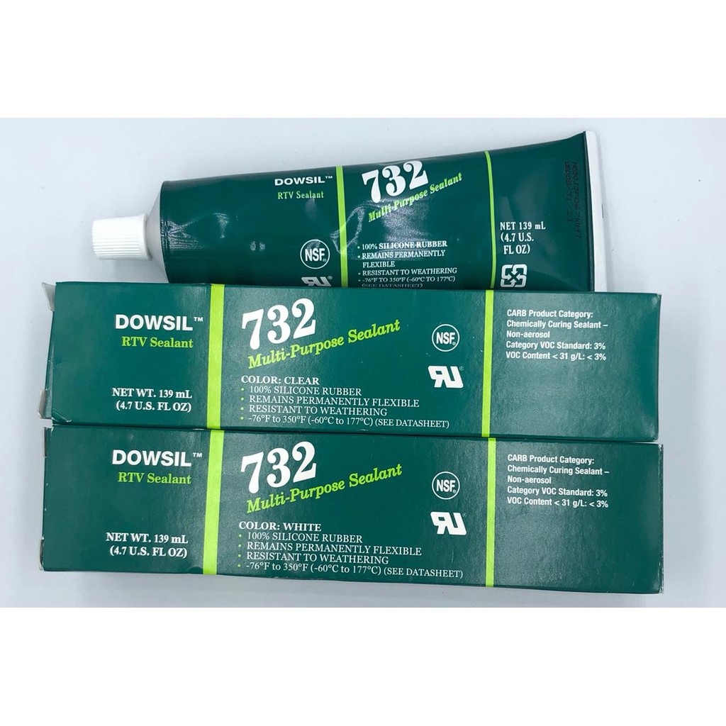 DOWSIL 732 MULTI-PURPOSE SEALANT (CLEAR/WHITE) | Shopee Singapore