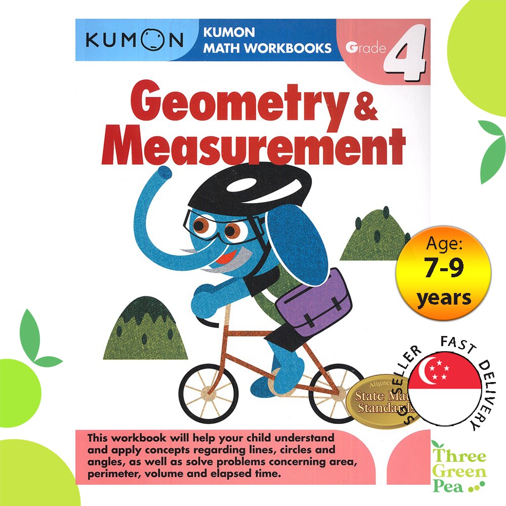 [Original] Kumon Math Workbooks Grade 4 - Geometry and Measurement [C1 ...