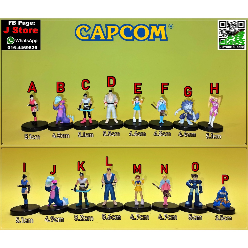 Capcom all star collection figure ( J Store ) | Shopee Singapore
