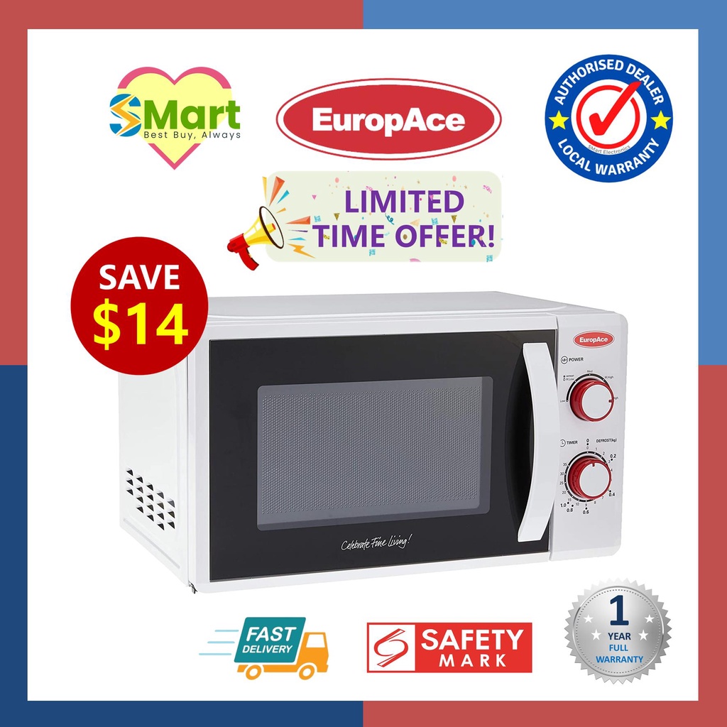 EuropAce 20L Microwave Oven [EMW 1202S] | Shopee Singapore