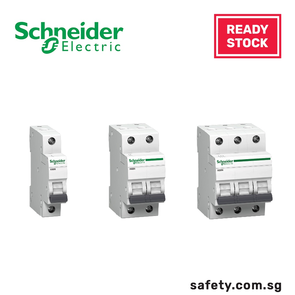 Schneider Acti9 K60N/K60H B Miniature Circuit Breaker MCB | Shopee Singapore
