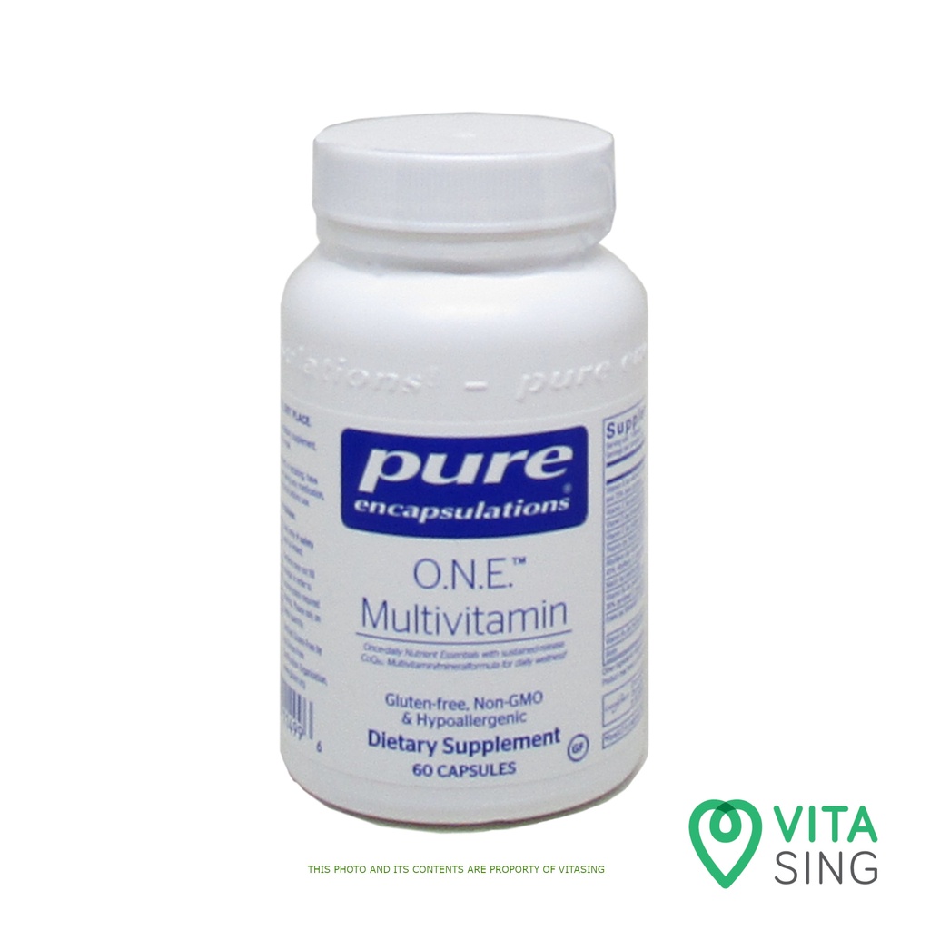 PURE ENCAPSULATIONS O.N.E. MULTIVITAMIN 60 CAPSULES EXP SEP 2024 ...