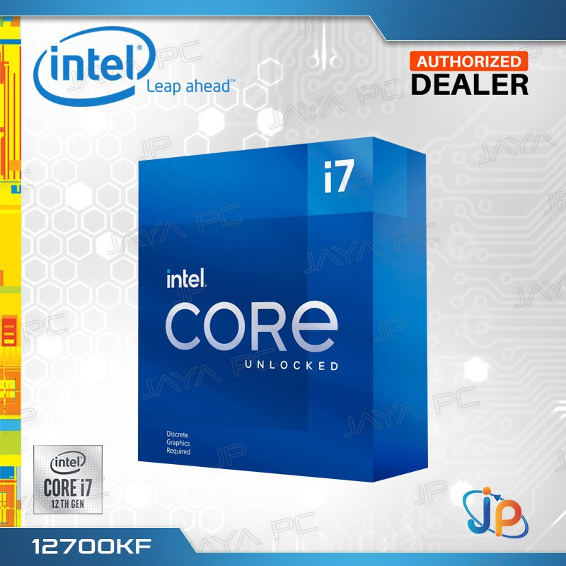 Processor Intel Core I7 12700KF Box Alder Lake Socket LGA 1700 | Shopee ...