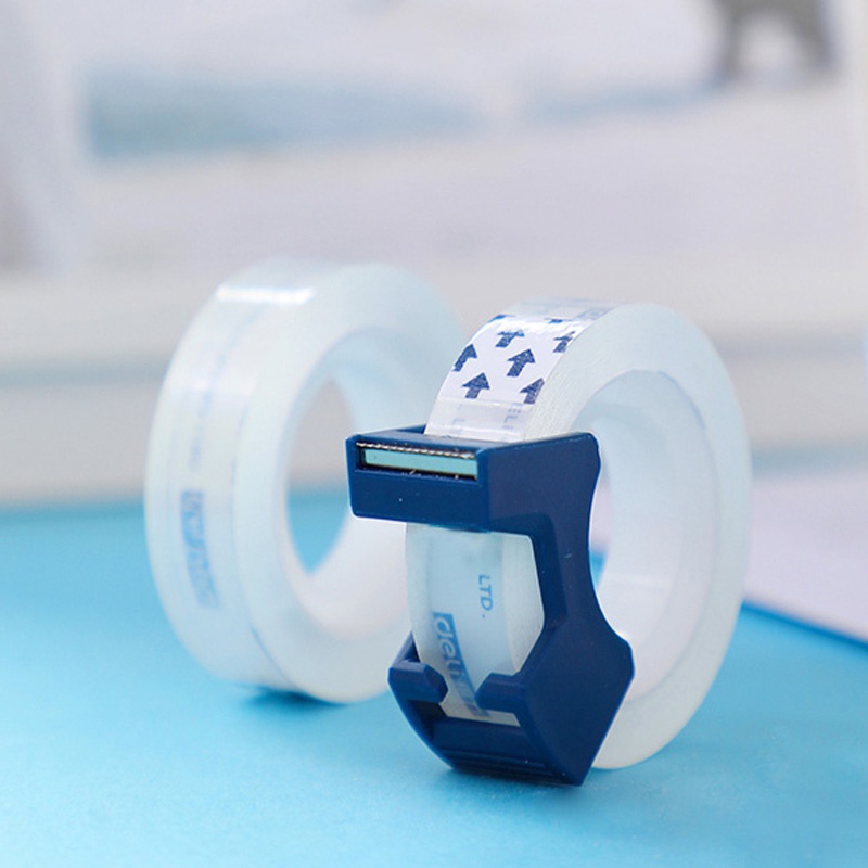 Deil. 2 Pcs 22 Meters Simple Scotch Tape with Slicer Office Writing ...