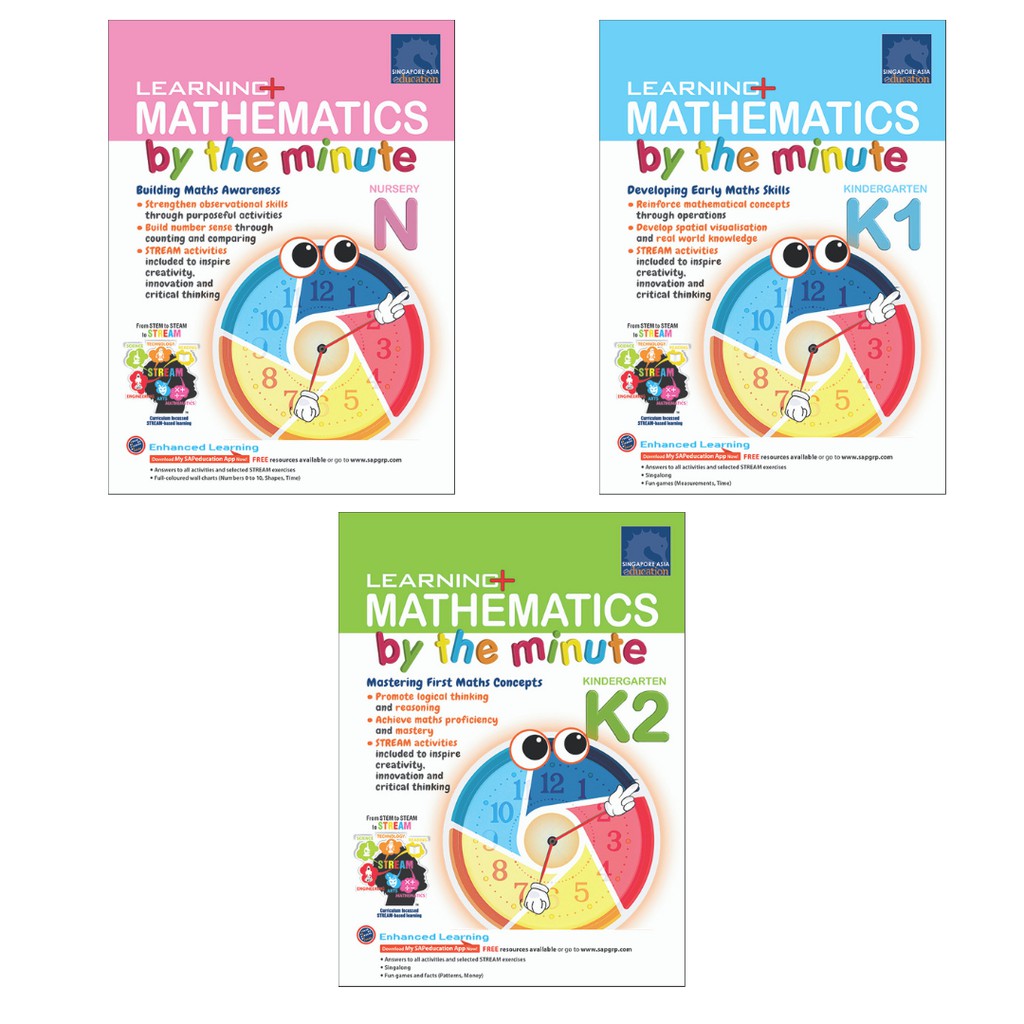 Learning+ Mathematics By The Minute Series | Topical | Pre-School Maths ...
