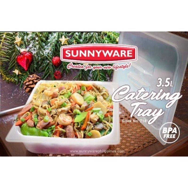 Sunnyware 714-S Catering tray with cover chafing dish warmer | Shopee ...