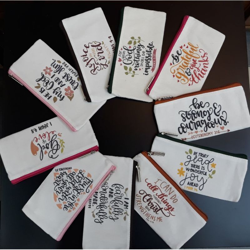 Christian Product *Pencil case with bible verse printing *Christian ...