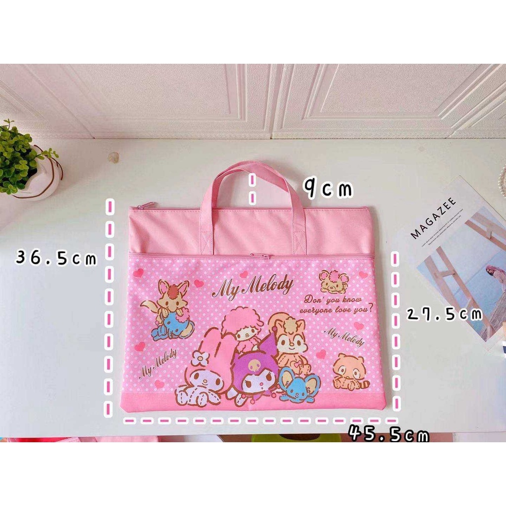B4 Size Document Storage Bag Folder Can Hold A4 Be Divided Into 2 ...