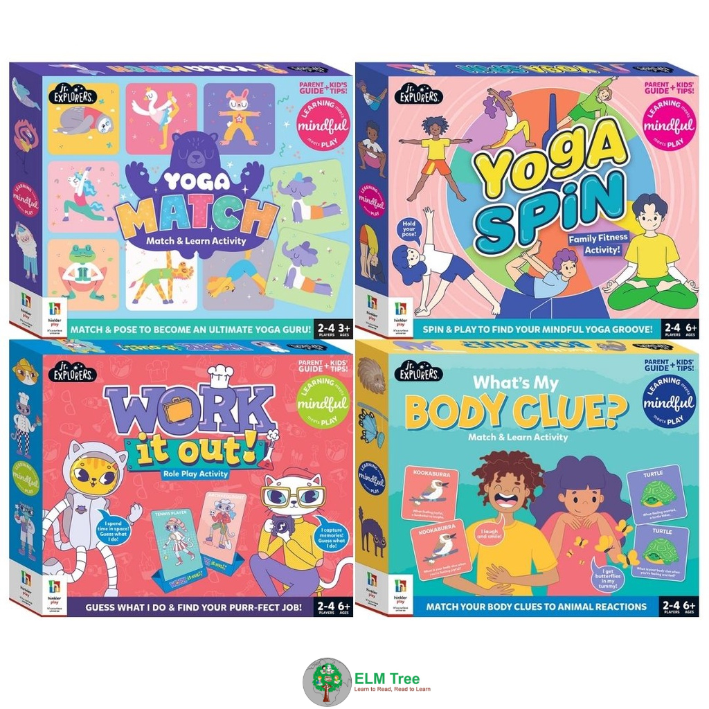 Junior Explorers: Yoga Match/ What's My Body Clue?/Work It Out!/Yoga ...