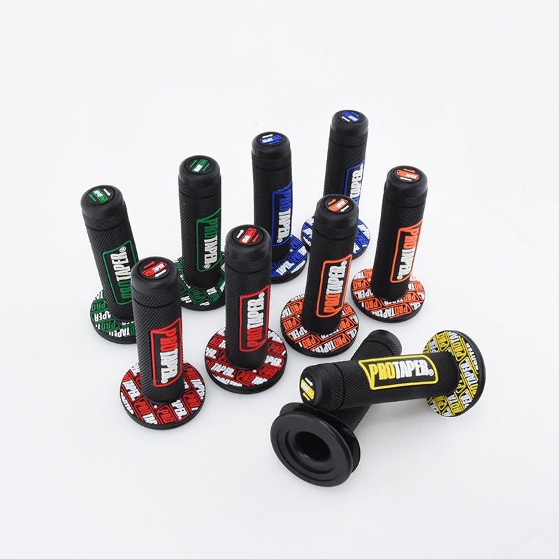 PRO TAPER Motorcycle Protaper Grips DIRT PIT BIKE 7/8" HANDLEBAR RUBBER ...