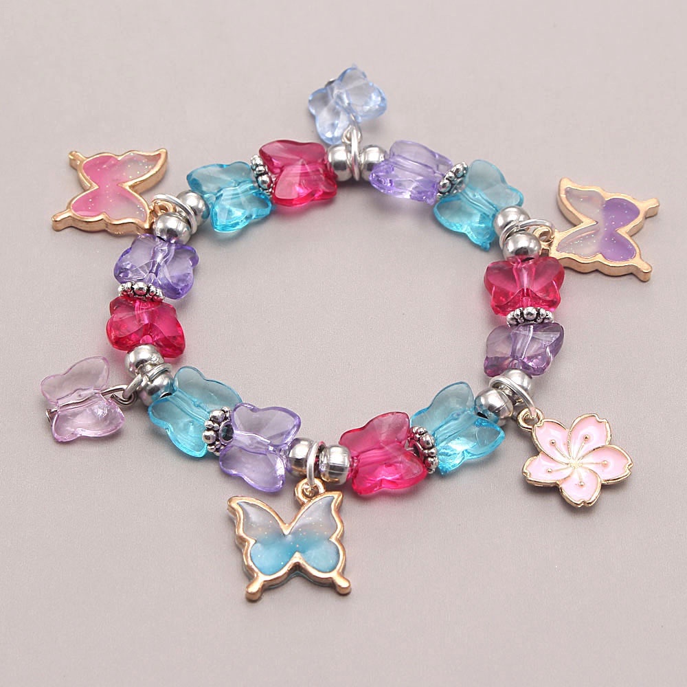 SG Stock Girls Multiple Design Bracelet Children's Beaded Bracelet For ...