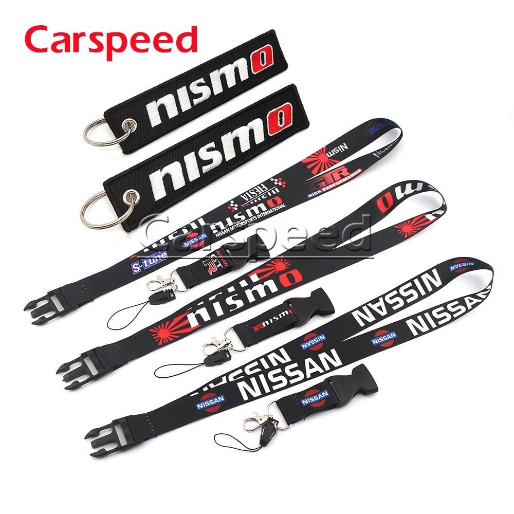 For Nissan Nismo GTR Car Key Chain Lanyard Mobile ID Card Hang Strap ...