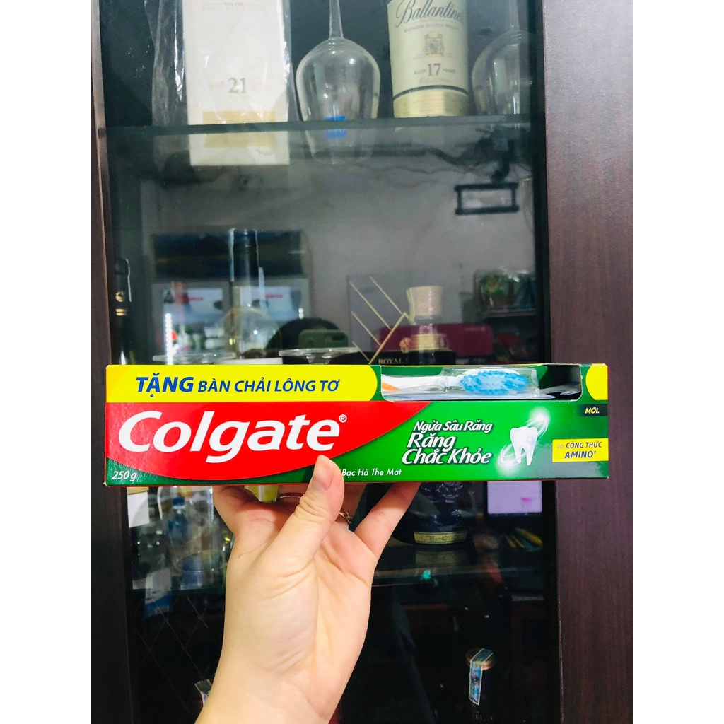 Colgate Toothpaste Prevents Cavities - Mint 250g (free toothbrush ...