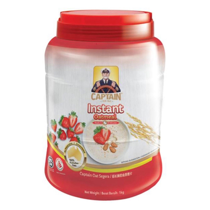 Captain Instant Oatmeal (1kg) | Shopee Singapore