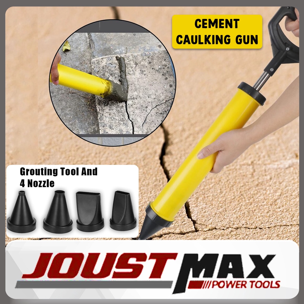 Caulking Gun Cement Lime Pump Grouting Mortar Sprayer Applicator Tool ...