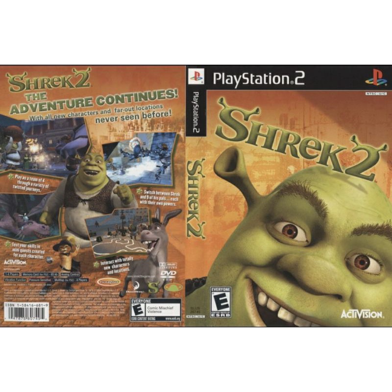 PS2 CD DVD GAMES (Shrek 2) playstation 2 game | Shopee Singapore