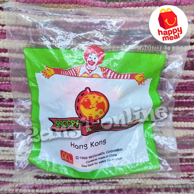 1999 Mcdo Snoopy World Tour - HONGKONG (Sealed) | Shopee Singapore