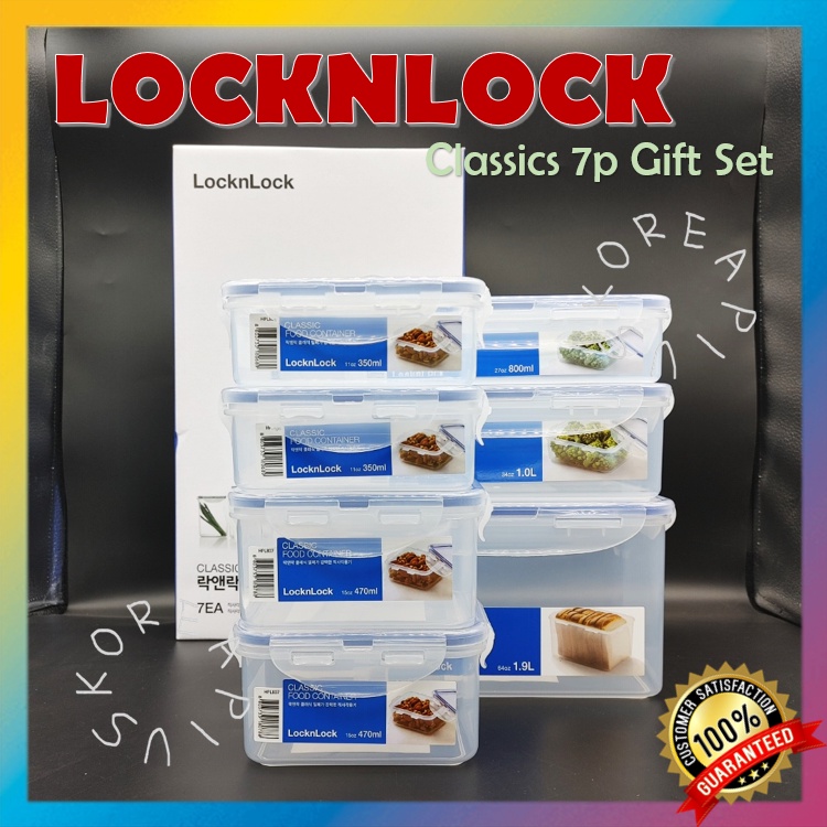 [LOCKNLOCK] Classics 7p Set - No.5 | Shopee Singapore