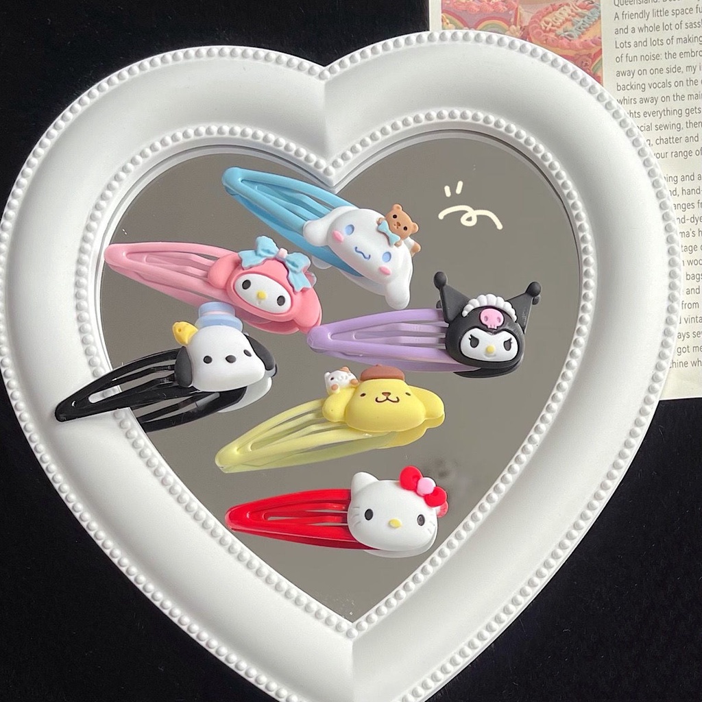 SANRIO STYLE KOREAN ULZZANG HAIR CLIP TYPE 1 KUROMI CINNAMOROLL ...