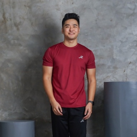Dry Fit Maroon Sports T-shirt for Men and Women RBN01 | Shopee Singapore