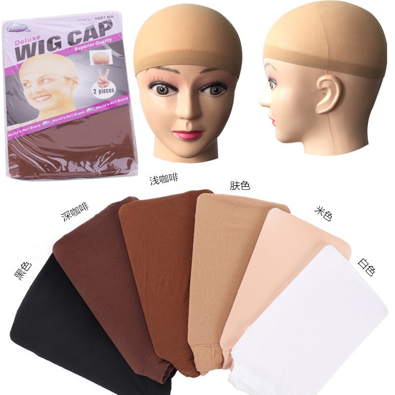 High Elastic Wig Net 2 Pack, Hair Net, Stocking Wig Cap | Shopee Singapore