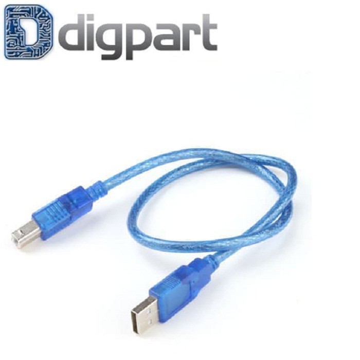 Usb type A to USB type B Data Cable Arduino Uno or Mega 30cm | Shopee ...
