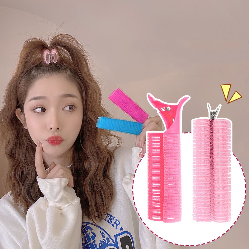 [Magpie] Korean version fluffy clip bangs curly hair styling clip self ...