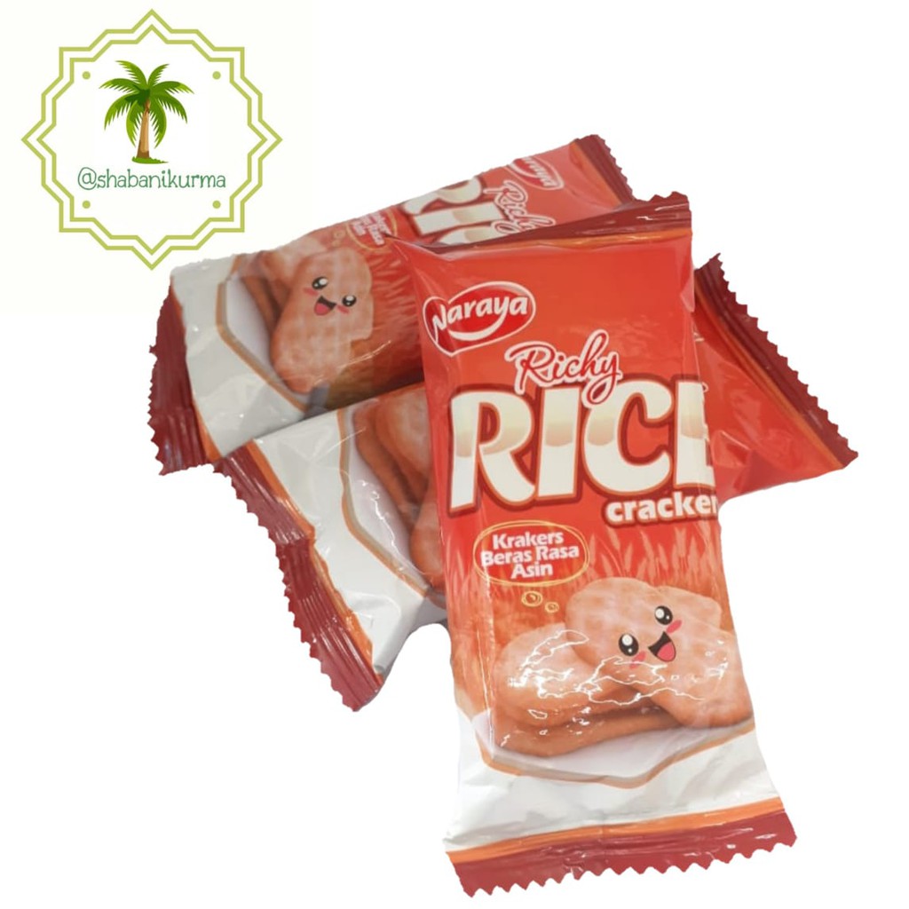 Retail Naraya Richy Crackers Salty Flavor / Salty Flavor Crackers Per ...