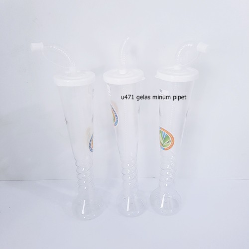 BIN194 Pipette drinking water glass / Pipette water bottle | Shopee ...