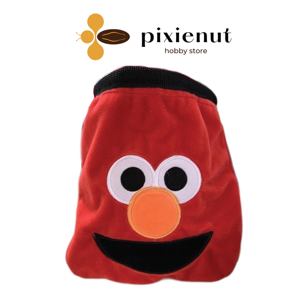 Elmo Chalk Bag for Rock Climbing / Bouldering. Cute Cartoon Archery ...