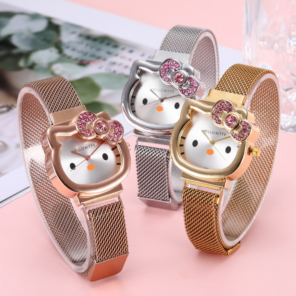 Kids Watches Girls Sport Quartz Wristwatch Stainless Steel Watchband ...