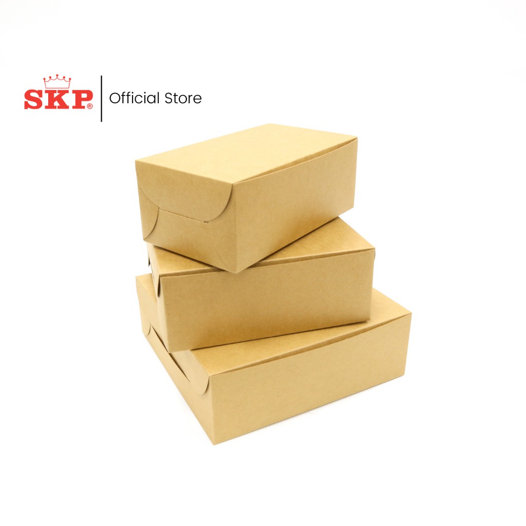 SKP Food Grade Kraft Paper Cake Box | Shopee Singapore