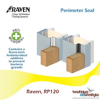 Raven, Automatic Door Bottom Seal, RP35Si with Installation (Perimeter ...