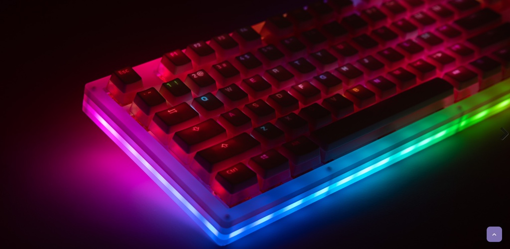 AKKO Sakura Jelly 3087 Keyboard, 87 Key RGB Backlight Wired Mechanical ...