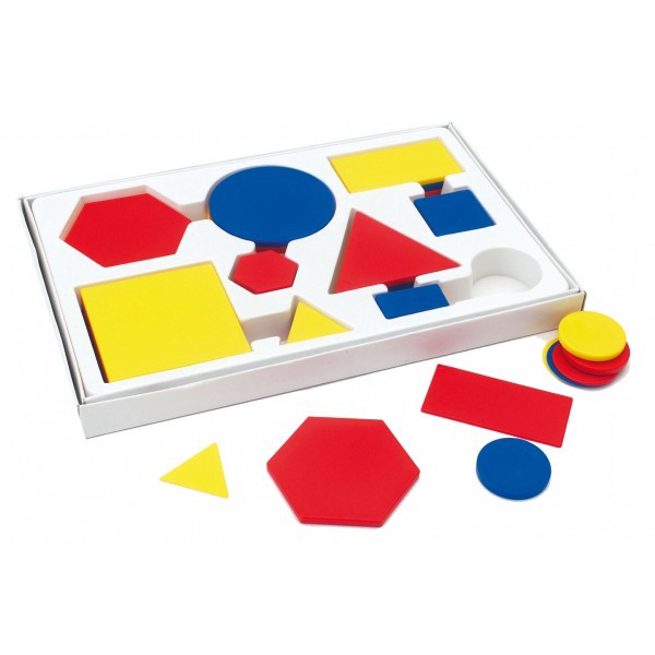 Learning Store G963 Attribute Blocks, Set of 60 - Maths Manipulative ...