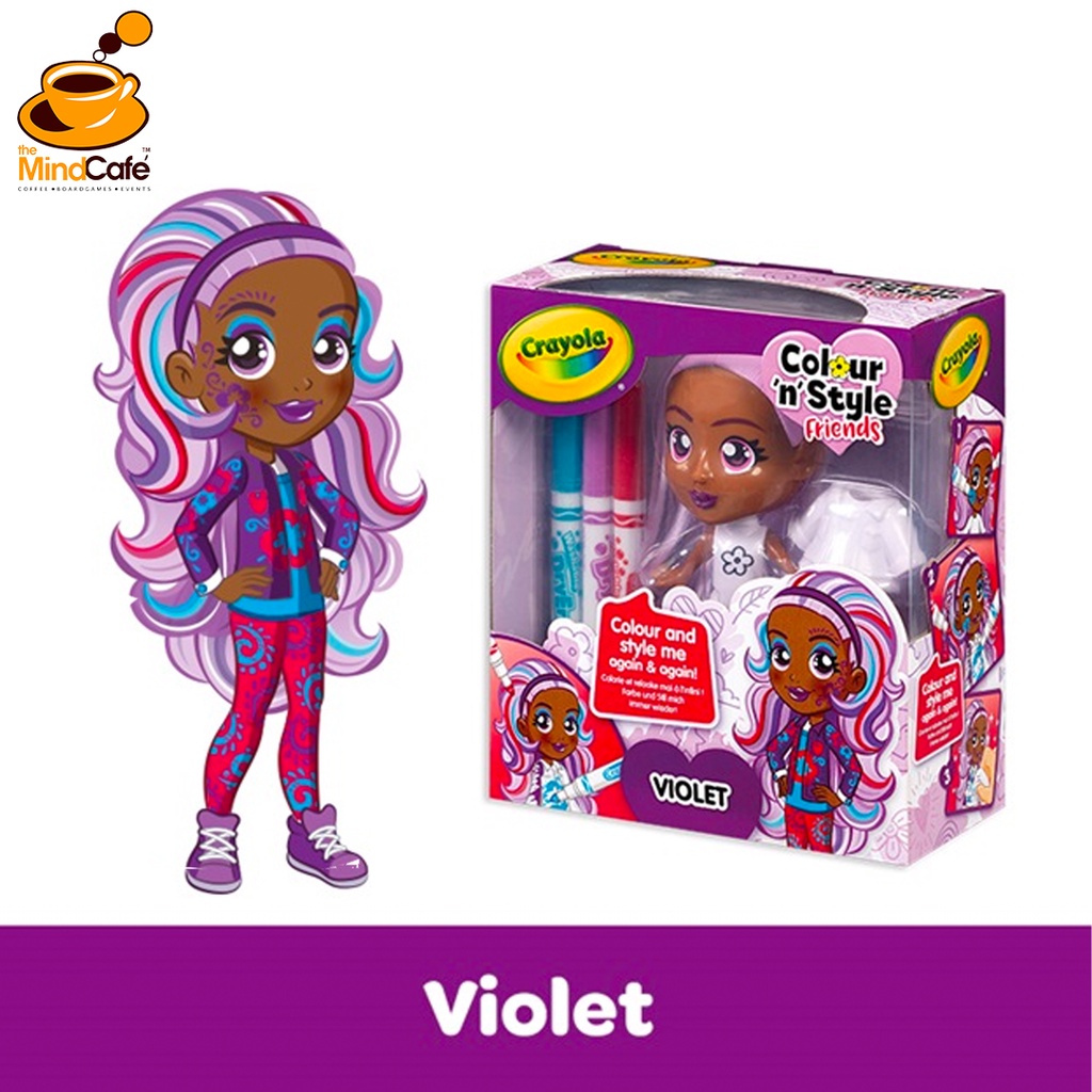 Colour and Style Friends (Violet) | Shopee Singapore
