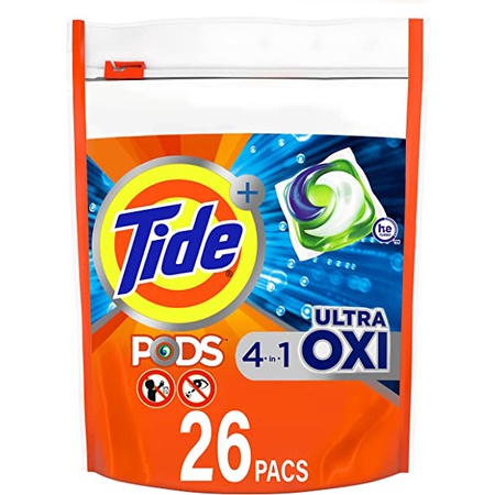 READY STOCK TIDE PODS ULTRA OXI LIQUID DETERGENT PACK 26 COUNT | Shopee ...