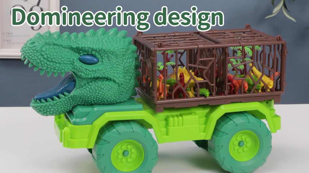 TEMI Big Dinosaur Car Dinosaurs Transport Carrier Truck Car Toy ...