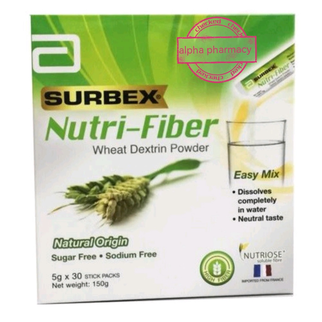ABBOTT SURBEX NUTRI-FIBER [5g x 30 Sachets] with | Shopee Singapore