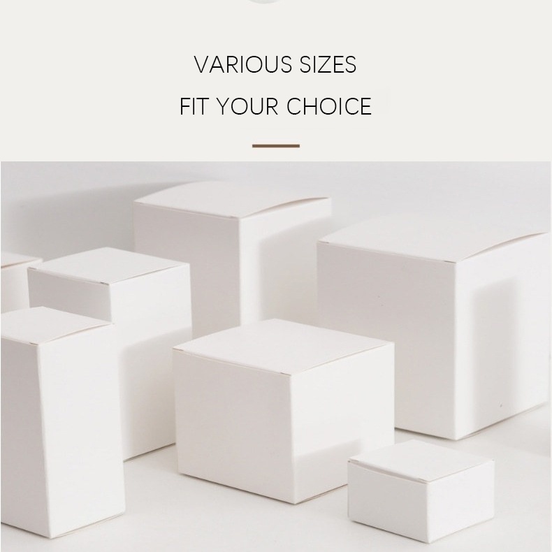10pcs White Box White Carton Whitecard Packaging Paper Box | Shopee ...