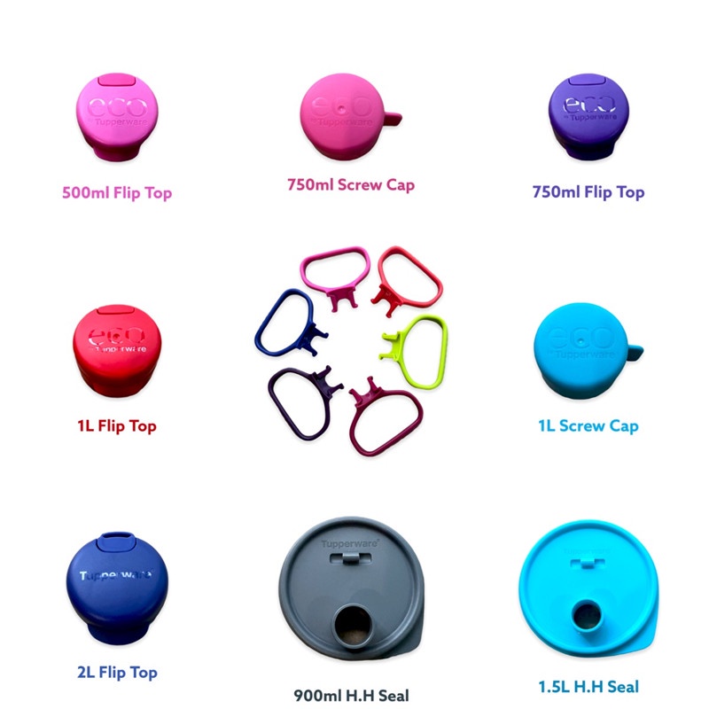 Tupperware Spare Part/Eco Bottle Cap/Bottle Handle/Strap/Canister Seal ...
