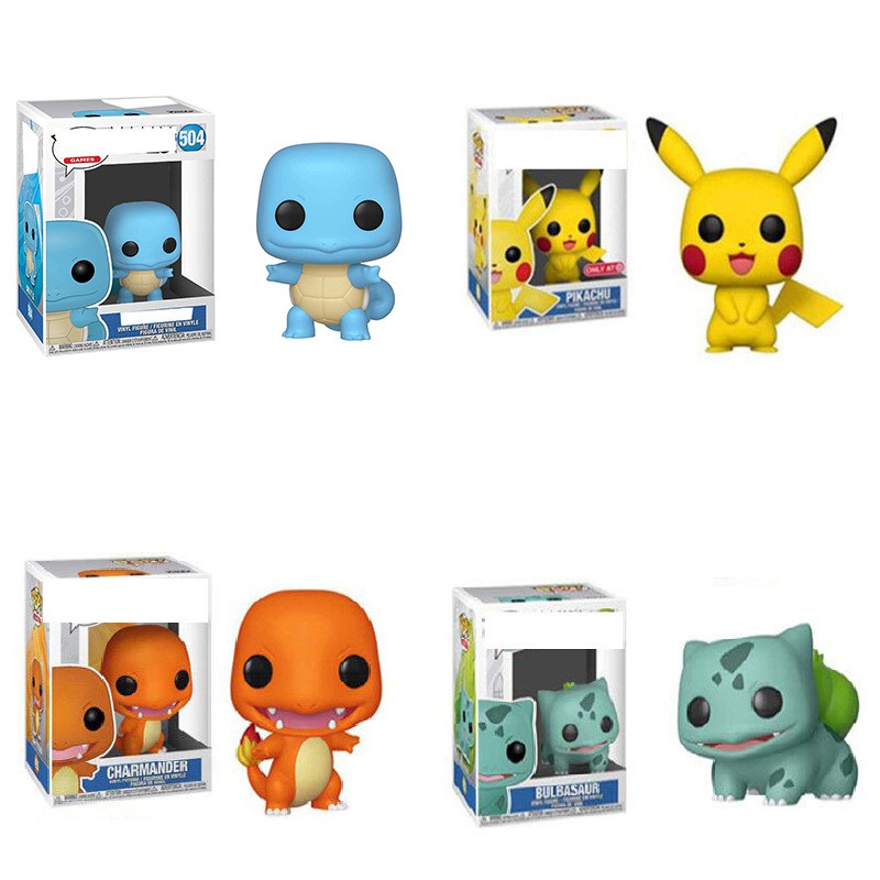 Funko Pop! Pokémon Pokemon GO Pikachu Bulbasaur Charmander Action ...