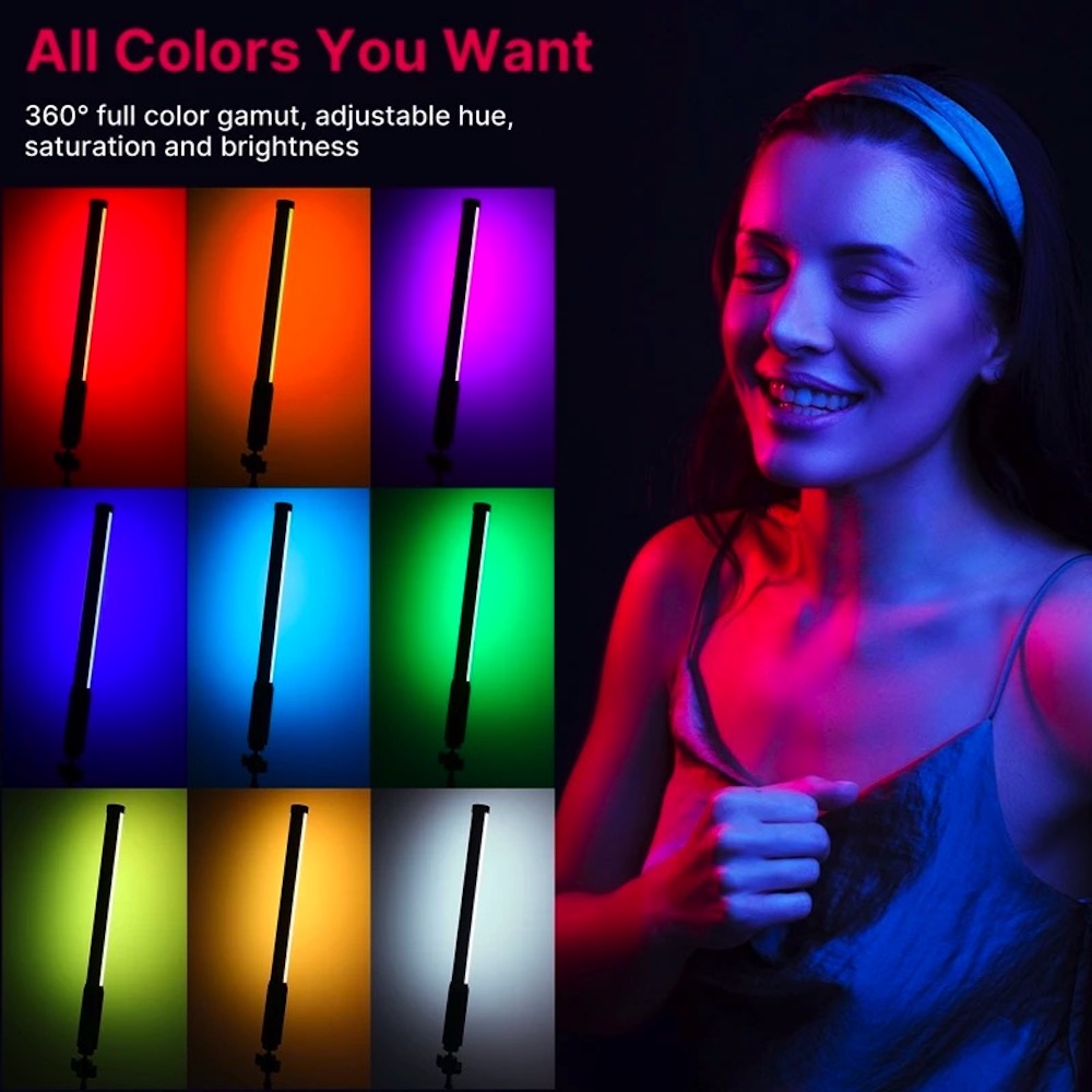 ULANZI VL119 RGB LED Handheld Tube Light Stick Photography Studio ...