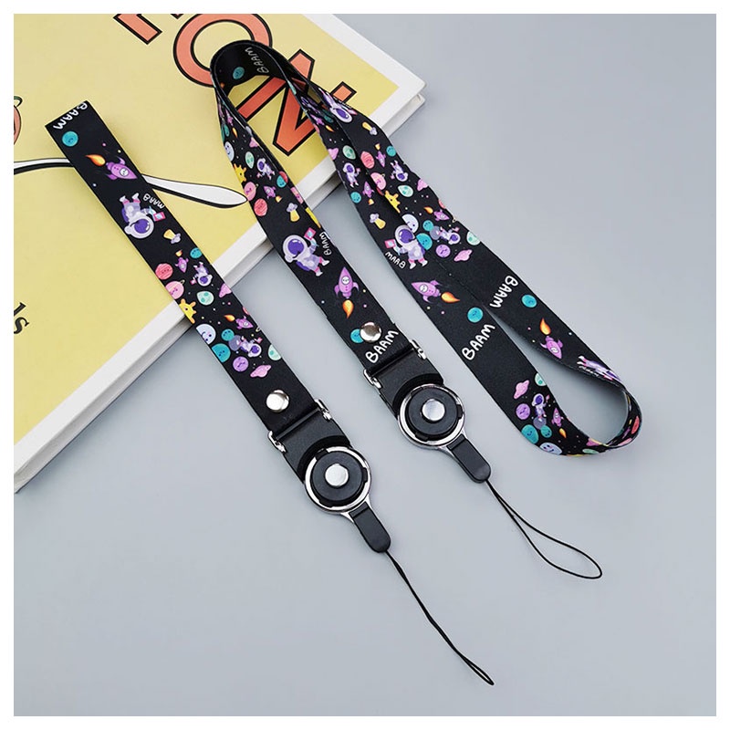 Cute Snoopy Hello Kitty Lanyard Neck straps for keys ID Card Pass Gym ...