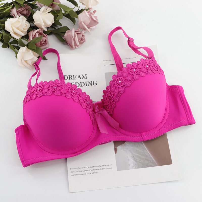 Parifairy B Cup Female Push Up Bra For Women Lace Emboridery Bra Sexy